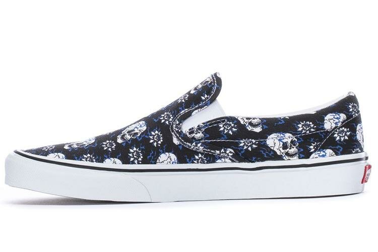 Кроссовки Classic Slip On Flash Skull