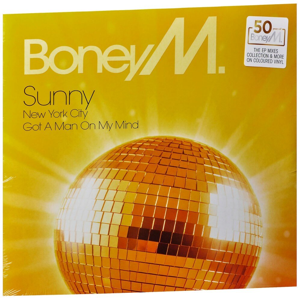 Виниловая пластинка Boney M. Sunny (LP, винил, желтый) (Картонный конверт)