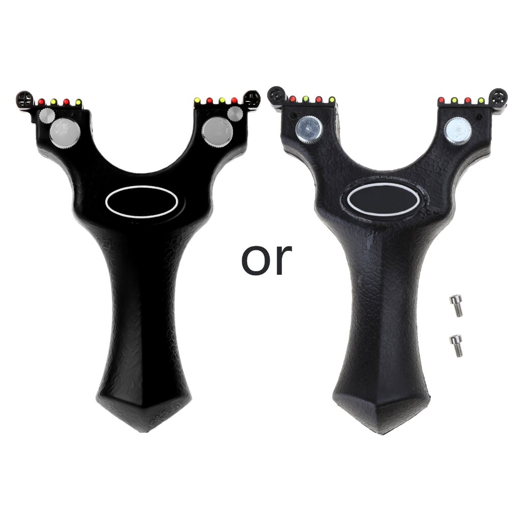 Рогатка из смолы без плоского кожаного ремешка "Пять в ряд" (без резинки)