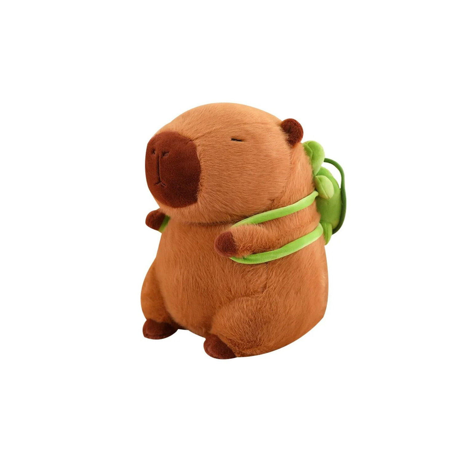 Capybara Simulation capybara stuffed toy Simulation With Turtle Animal backpack with Turtle Fluffty toys Anime capibara Soft Capybara plush doll Birthday gift(23cm) Размер 23-45cm Материал Cotton Состояние 100% brand new Упаковка OPP bag Пакет содержит