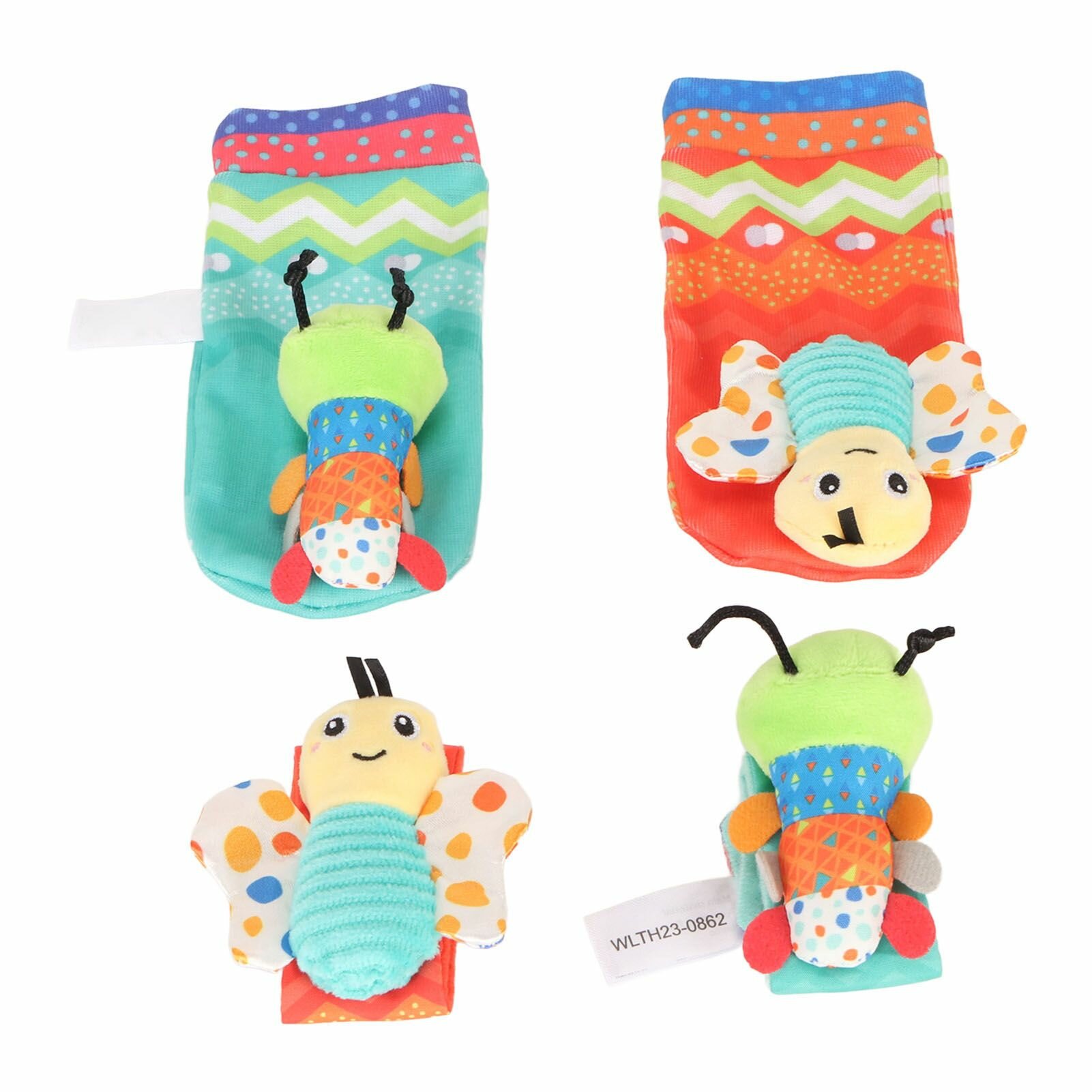 Набор кисточек для ножек и рук малыша Soft Cute Cartoon Animal для детей от 0 до 1 года Тип 1, включает подвижные игрушки