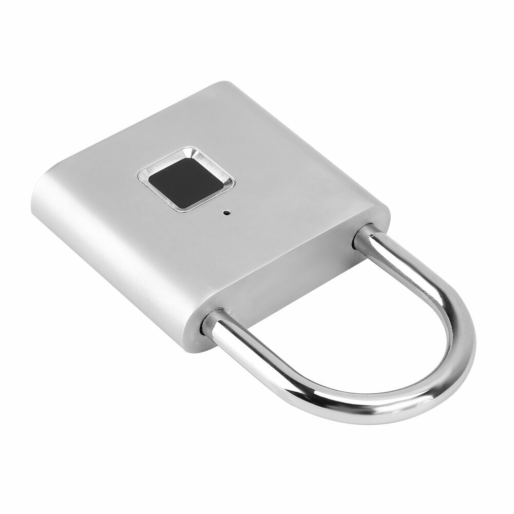 Металлический водонепроницаемый замок без ключа с отпечатком пальца и USB-зарядкой для дверей, шкафов и ворот