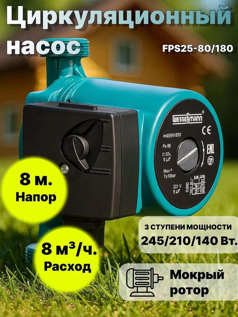 Циркуляционный насос FPS25-80/180