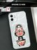 Чехол на Apple iPhone 12 mini / Айфон 12 Мини с принтом Темная матрешка 2, прозр...