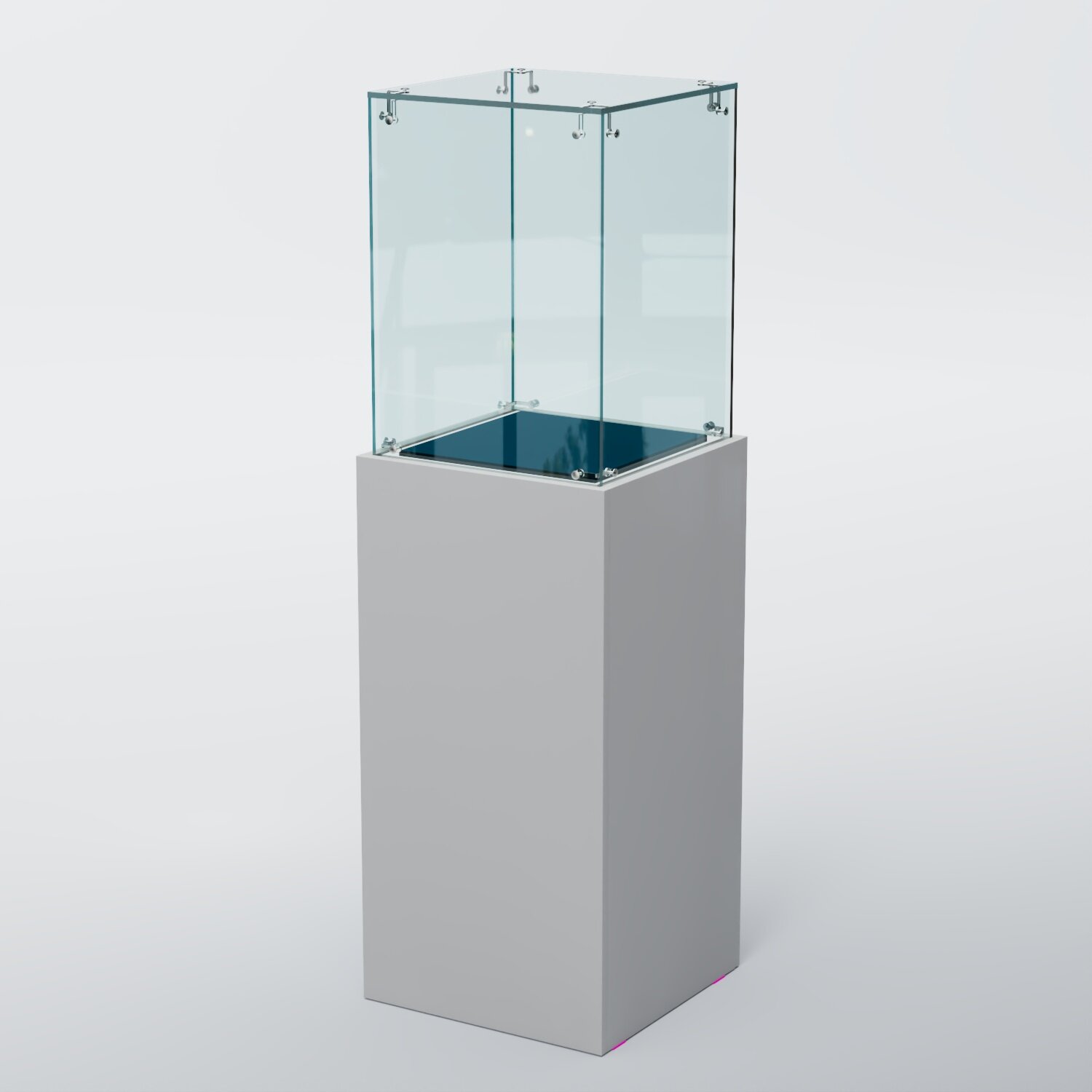 Витрина для музеев "Коллекция" №5 с подсветкой, Серый. Производство товара - компания ТОБ.