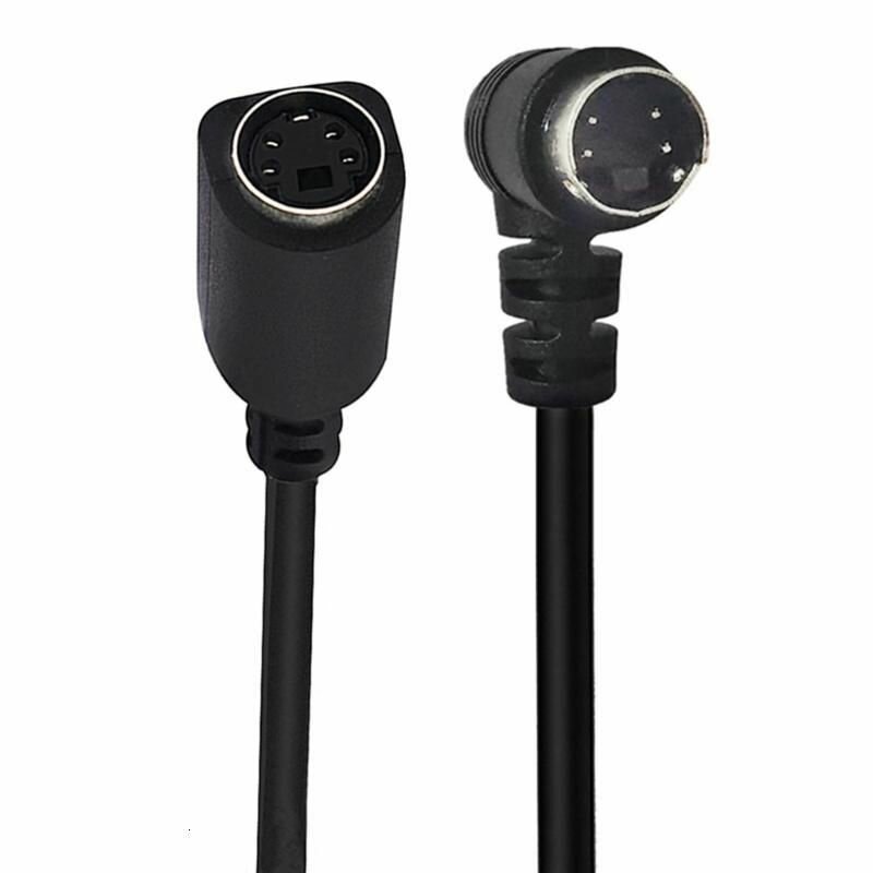 Мужской и женский видеокабель S Video 4-контактный-1,8 м-колено