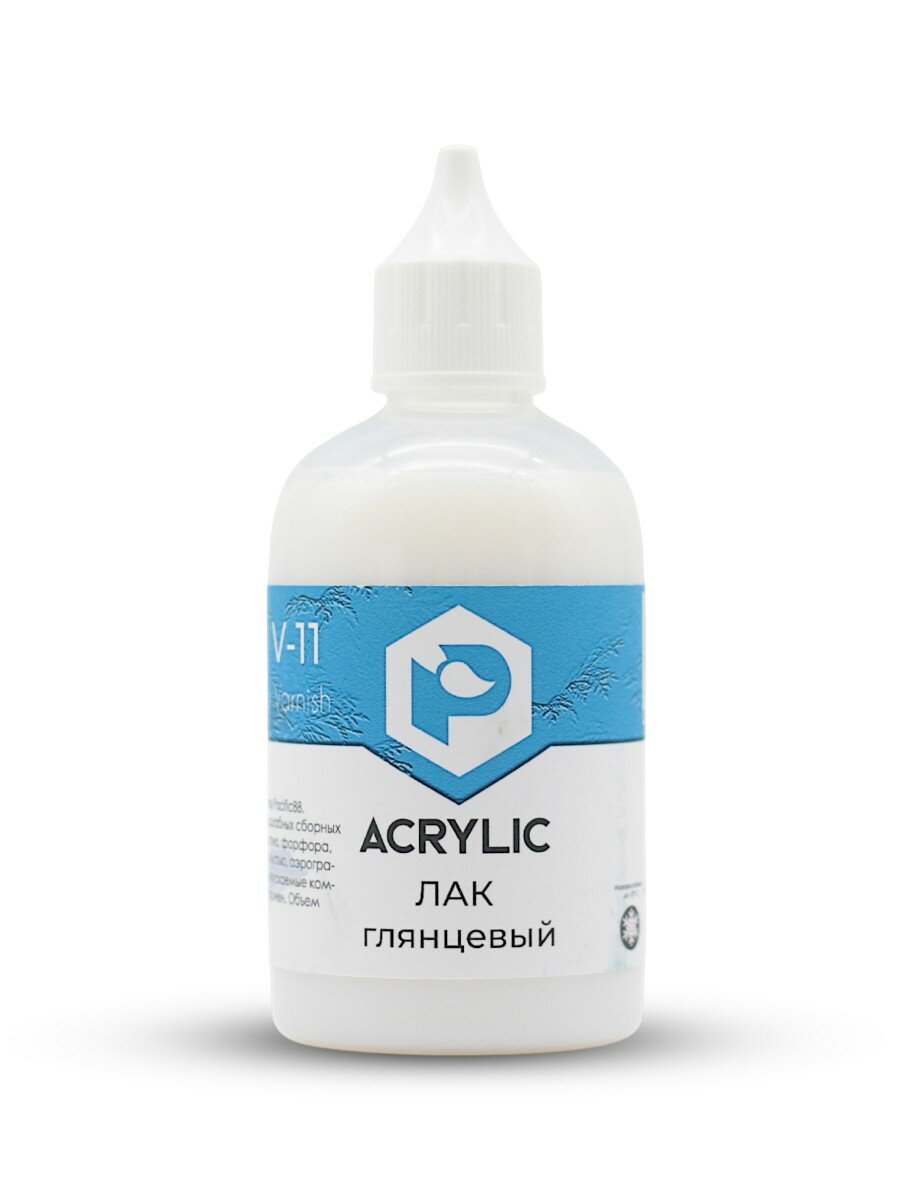 Pacific88 Лак глянцевый Aqua, 100 мл, арт. V11