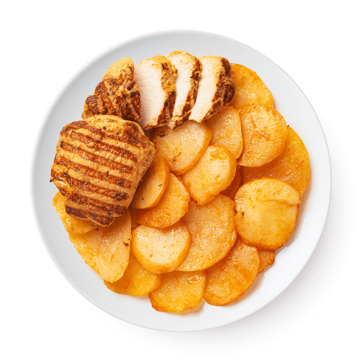 Куриная грудка с запечённым картофелем большая порция «Из Лавки»