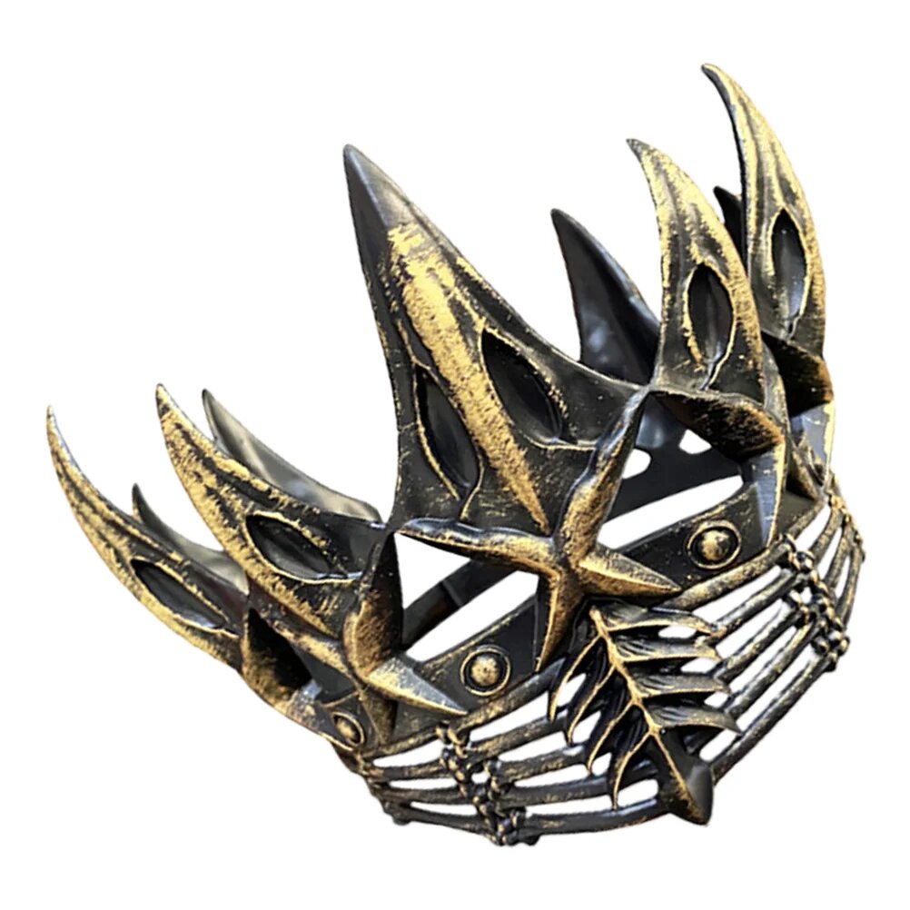 Ретро корона из хлопка Золотой