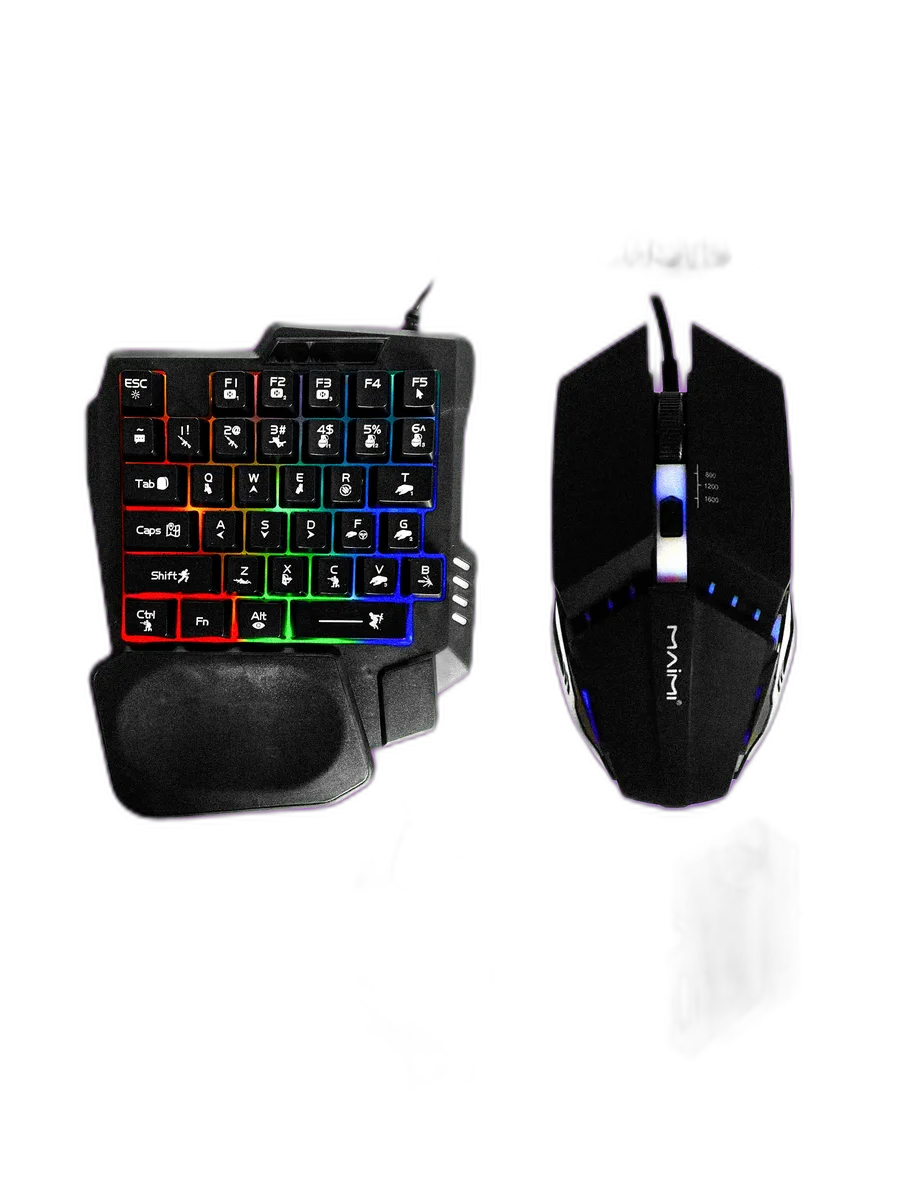 Игровой комплект клавиатура и мышь для смартфона