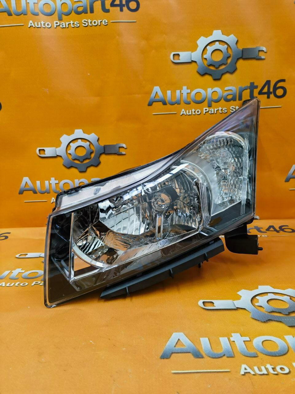 Фара левая черная электрокорректор Шевроле Круз Chevrolet Cruze DEPO