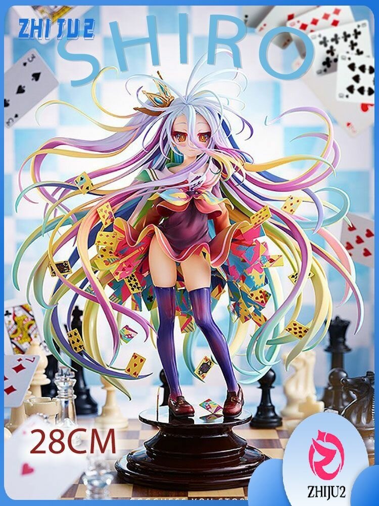 Аниме фигурка No Game No Life Shiro 1/7 Yuu Kamiya Art Works 28cm