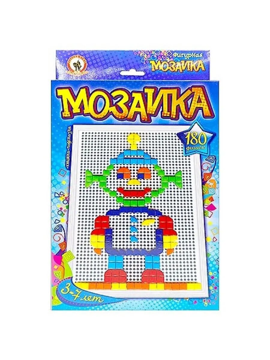 Мозаика фигурная /Пришелец/ 180 эл, Треуг + Квадр, Большая