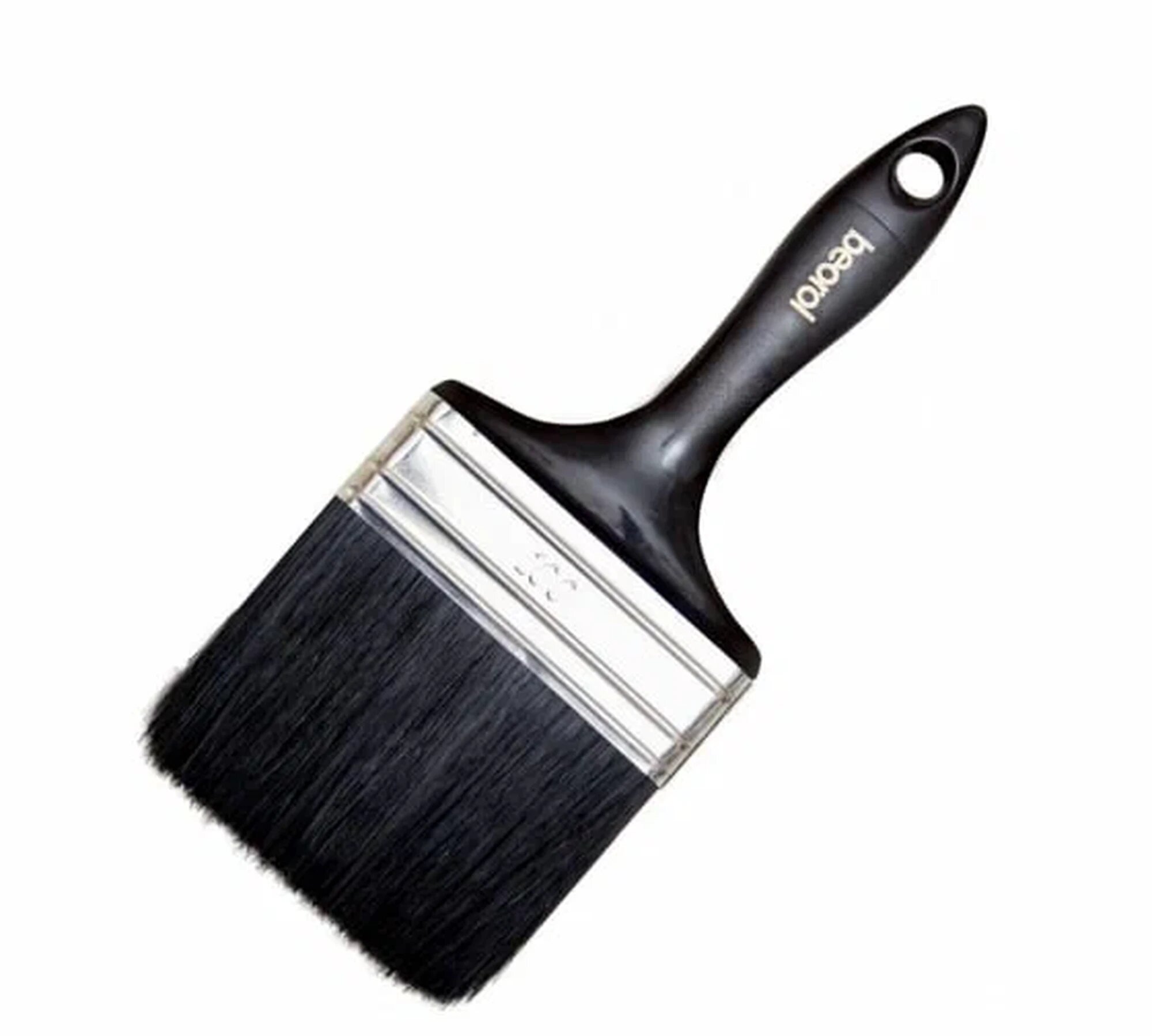 Кисть плоская black professional 100х15мм смеш щетина Beorol 43988