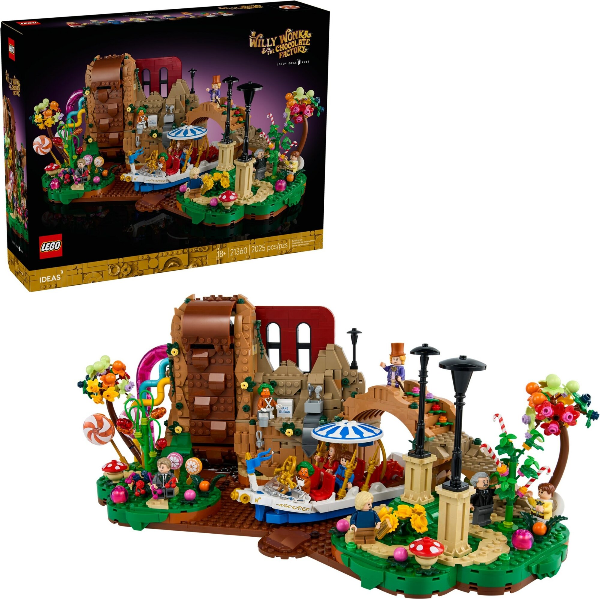 Конструктор LEGO Ideas 21360 Willy Wonka & the Chocolate Factory Вилли Вонка и шоколадная фабрика
