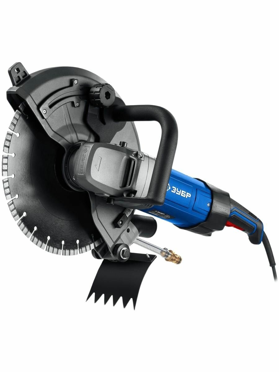 ЗУБР d 355 мм, 2700 Вт, 125 мм, электрический резчик по бетону, Профессионал (РЭ-2700-355)