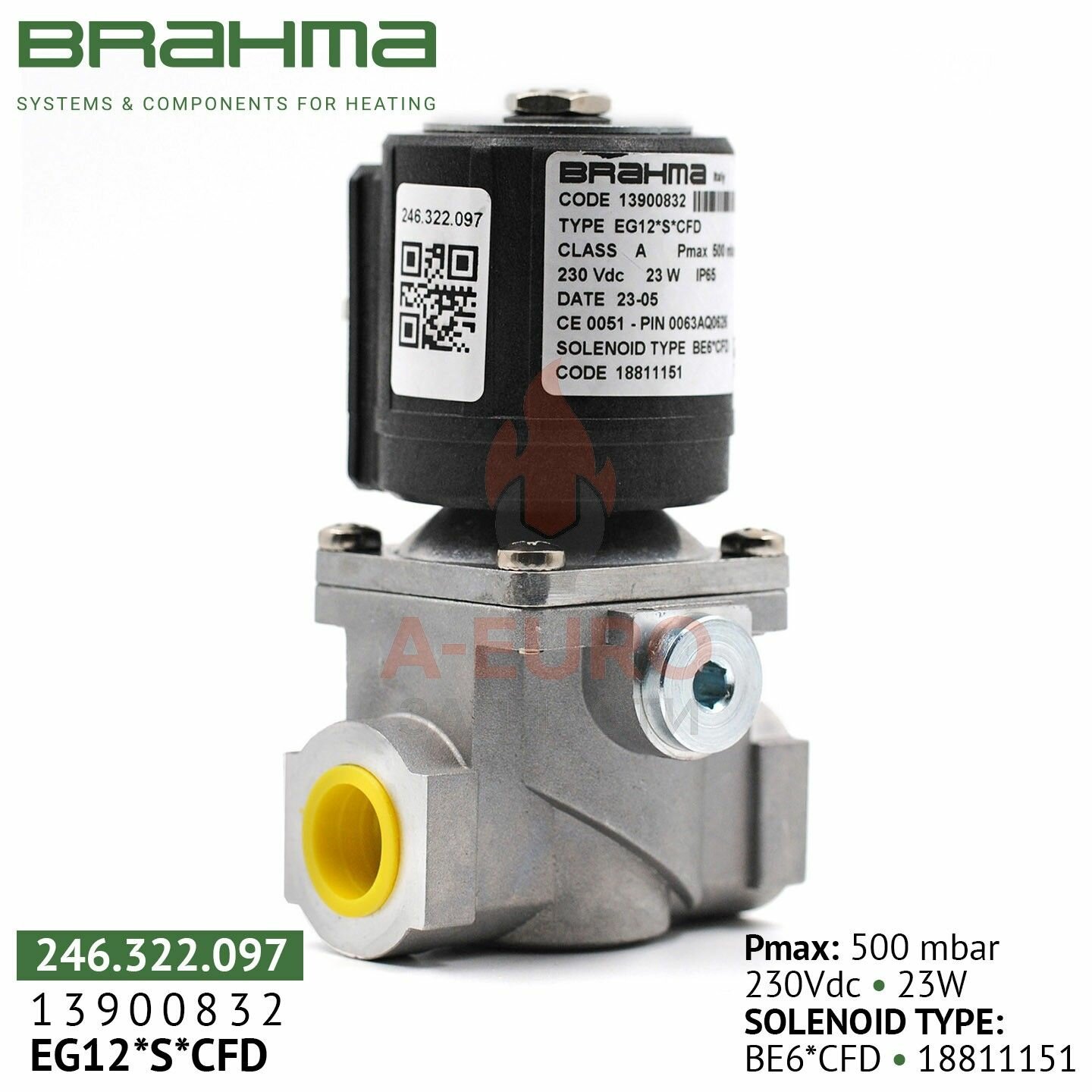 Клапан Brahma EG12*S*CFD, 13900832
