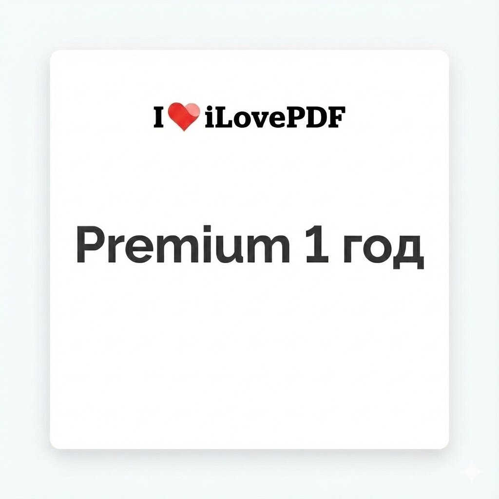 ILovePDF Premium 1 год | iLovePDF Premium Education | Лицензия