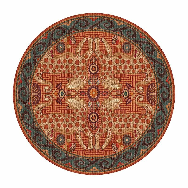 Круглый ковер American style 100% полиэстер 200cm diameter