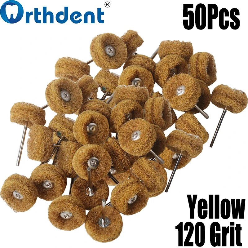 Стоматологическая полировальная щетка Orthdent, нейлон, 50 шт.