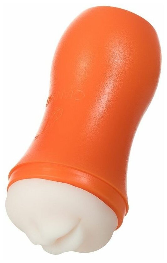 Мастурбаторы A-toys Мастурбатор-ротик A-Toys в оранжевой колбе