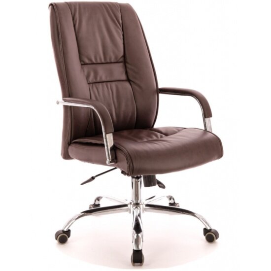 Кресло руководителя Everprof Kent TM экокожа коричневый