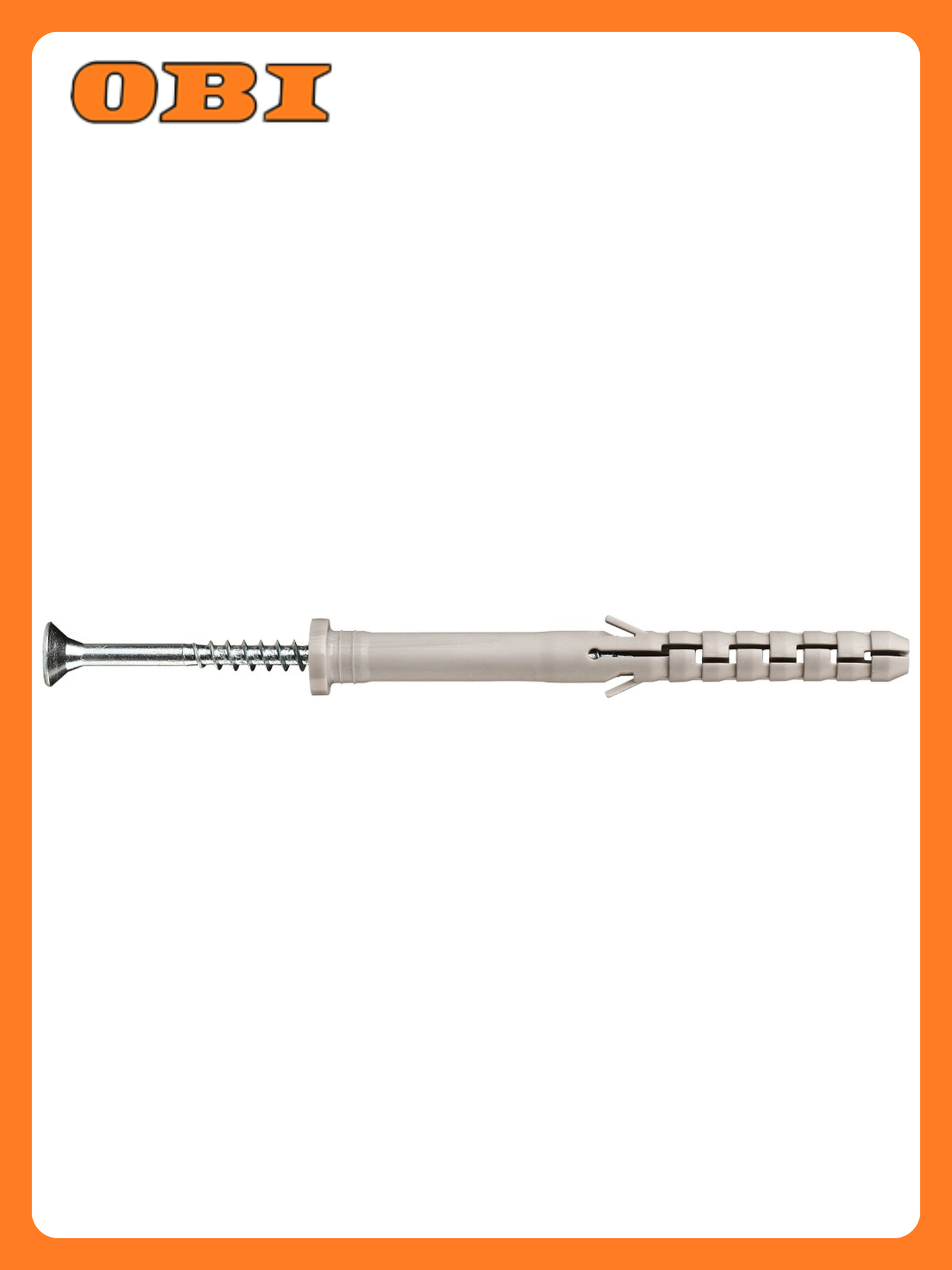 Дюбель для сквозного монтажа европартнер PNDS 8x80 мм с шурупом 12 шт