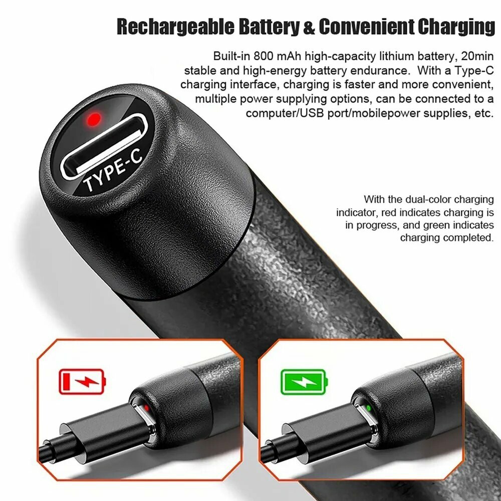 Мини USB-паяльник с разъемом Type-C, компактный набор для пайки, портативный электрический инструмент для дома — фото 1