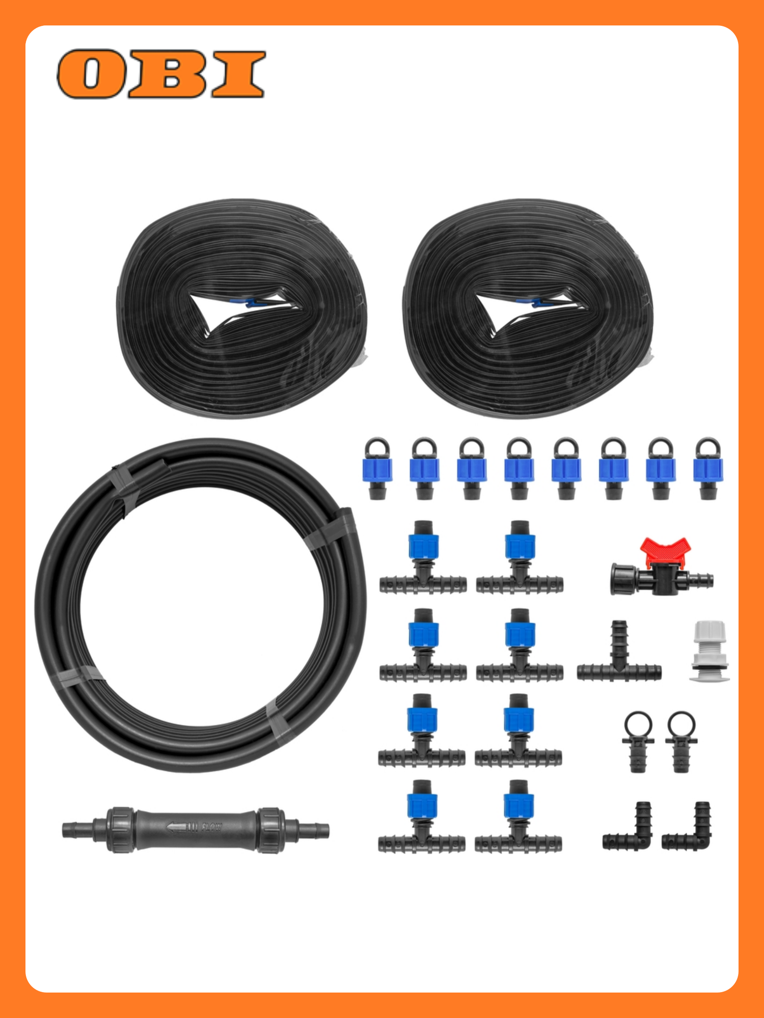 Комплект капельного полива masterprof ленточный 8 линий 80 м