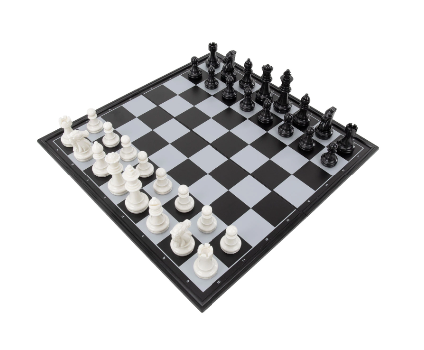 Шахматы, шашки, нарды "3в1", магнитные ХИТ, доска 32*32см, золотая сказка, 665764