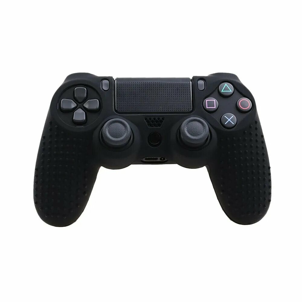 Чехол для контроллера PS4 / Мягкий силиконовый чехол / Антискользящий и антиперспирантный