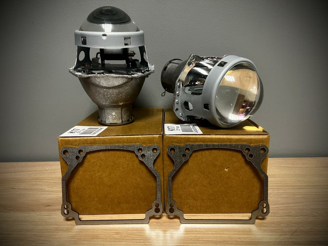 Линзы H7 галоген для Peugeot 308 2001-2008 / Пежо 308 / Би линзы - Hella 3