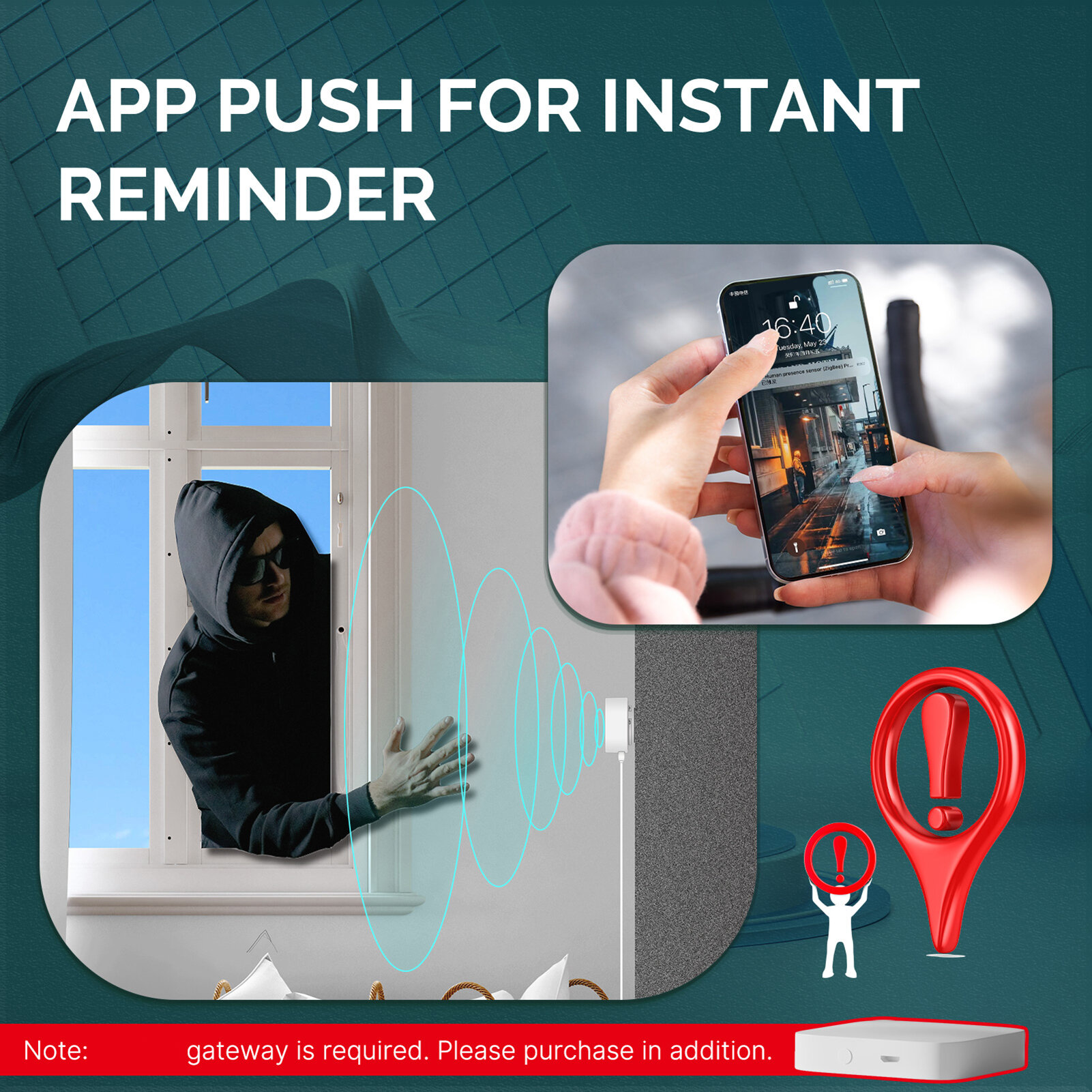 Датчик присутствия человека Tuya Zigbee, высокой точности