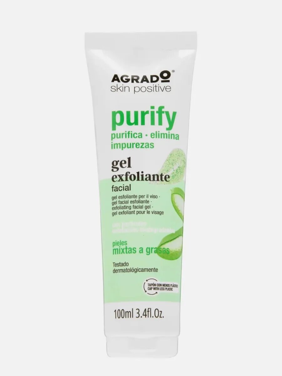 Гель-эксфолиант для умывания AGRADO purify