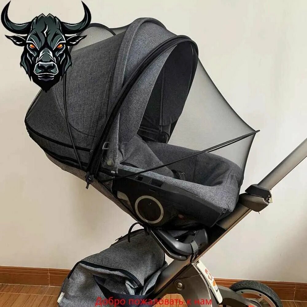Stokke scoot xplory Летняя москитная сетка для коляски с полным покрытием