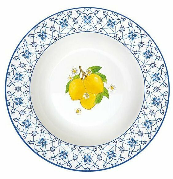 Тарелка 21,5 см глубокая Easy Life "Positano" / 299199