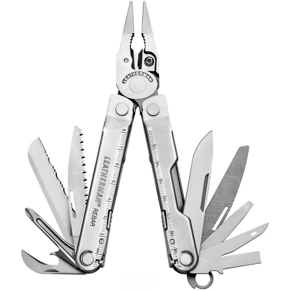 Мультитул LEATHERMAN Rebar, Silver, 17функций, нейлоновый чехол, 831557