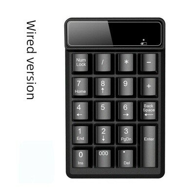 Мини-клавиатура Bluetooth, беспроводная цифровая клавиатура для ноутбука, финансовая цифровая клавиатура, клавиатура