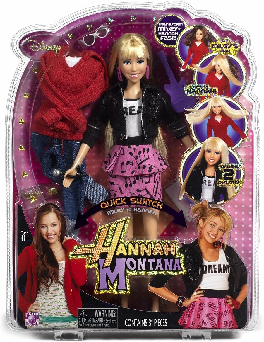 Кукла Ханна Монтана Hanna Montana Майли Сайрус Quick switch