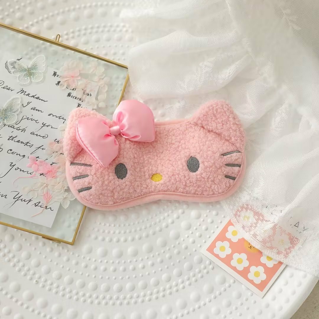 Милая мультяшная маска для сна, дорожная маска для глаз, светонепроницаемая маска для студентов и девушек, снимает усталость глаз, мягкая и дышащая защитная маска для глаз.