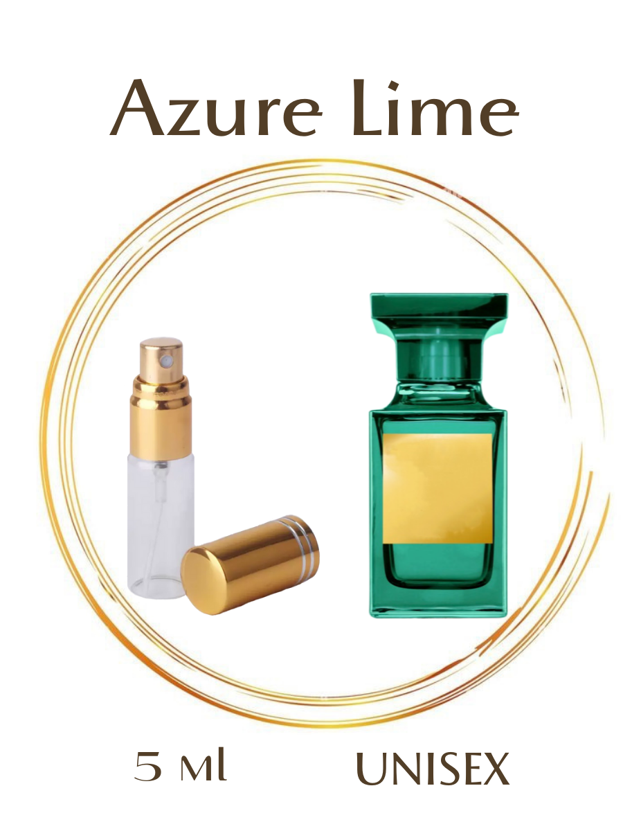 Духи парфюм Azure Lime спрей 5 мл унисекс, цветочные, древесные, мускусные