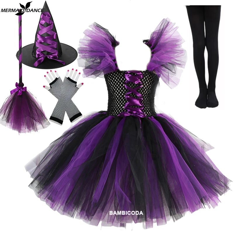 Косплей костюм ведьмы для девочки BAMBICODA L(6-7Y), a7