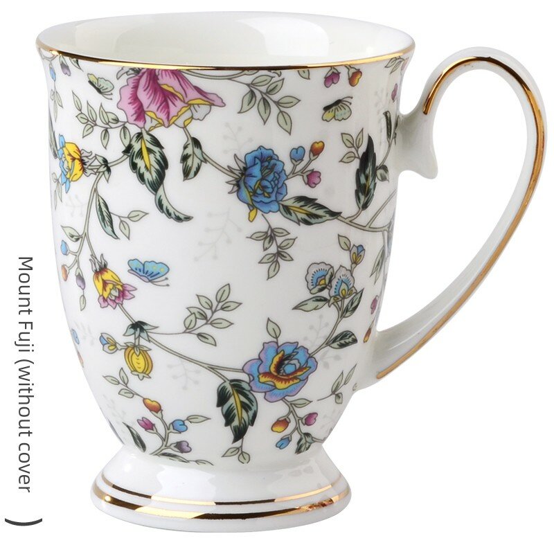 Кофейная чашка из тангшанского костяного фарфора в европейском стиле, керамическая кружка с крышкой, чашка для воды,