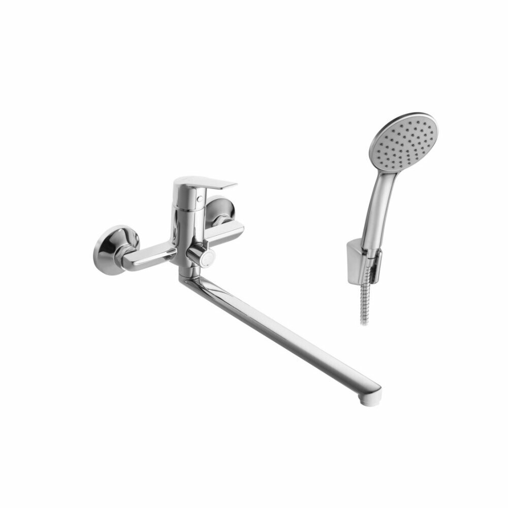 Смеситель для ванны и душа Santek (Сантек) Венга WH5A12003C001 с аксессуарами, хром