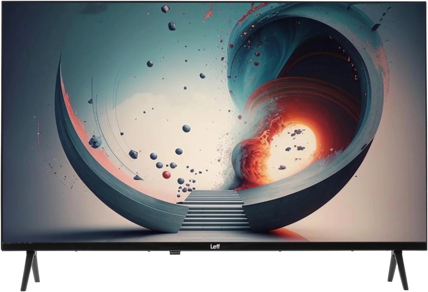 Телевизор Leff 32H680T, 31.5" 1366x768 (HD), матрица VA, частота матрицы 60 Гц, Smart TV (Салют ТВ), Wi-Fi, смарт пульт