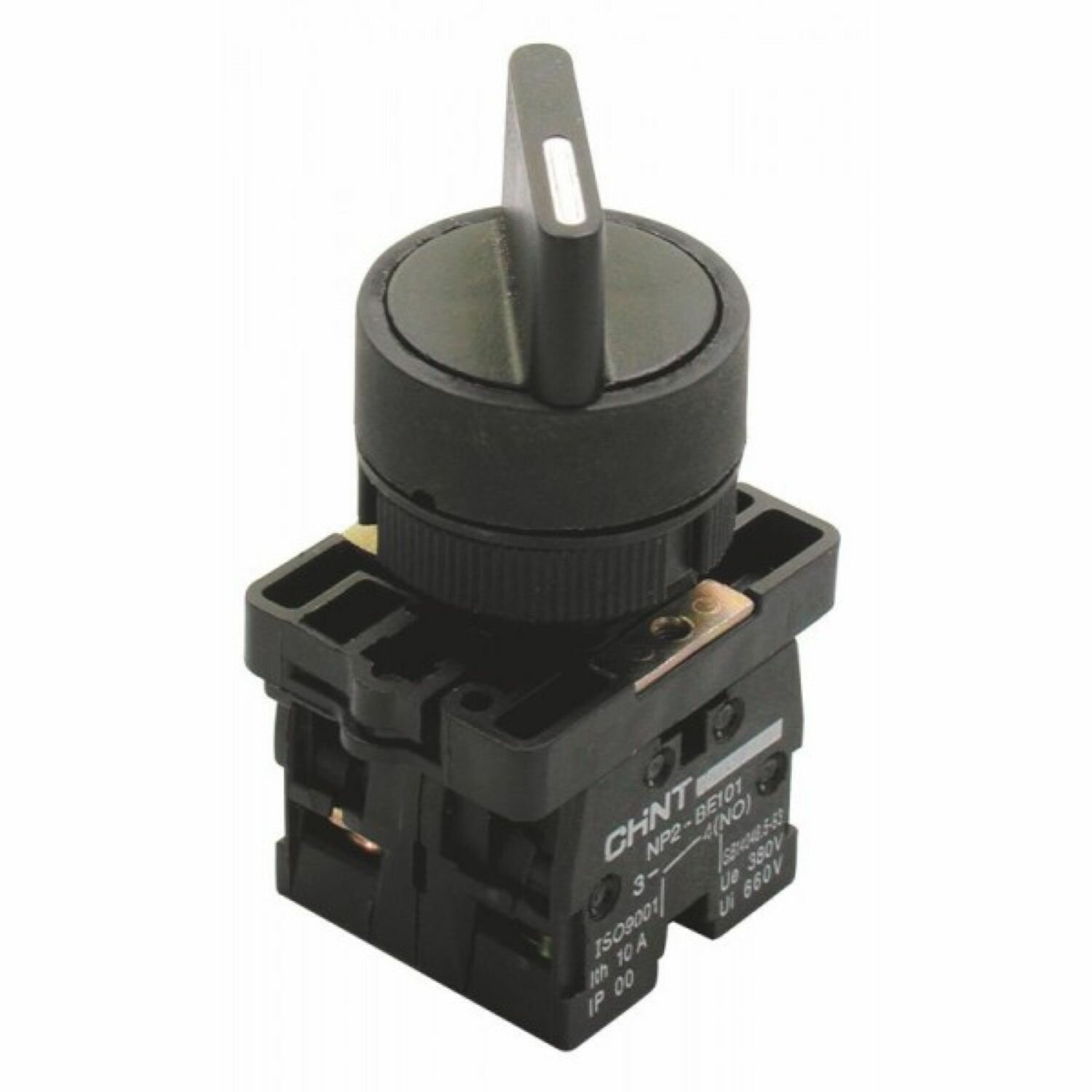CHINT Переключатель NP2-ED25, 2 положения фиксацией, 1НО+1НЗ, IP40 (R), 574100