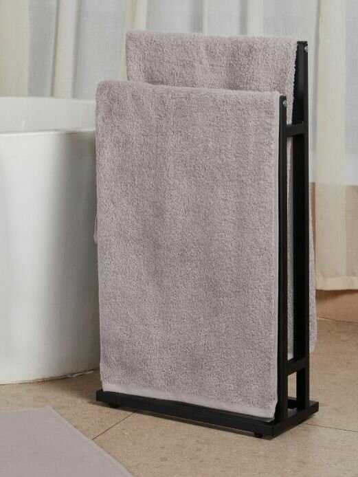 Полотенце банное 100x150 идеал, махровое, 100% хлопок, бежевое, для волос. STENOVA HOME