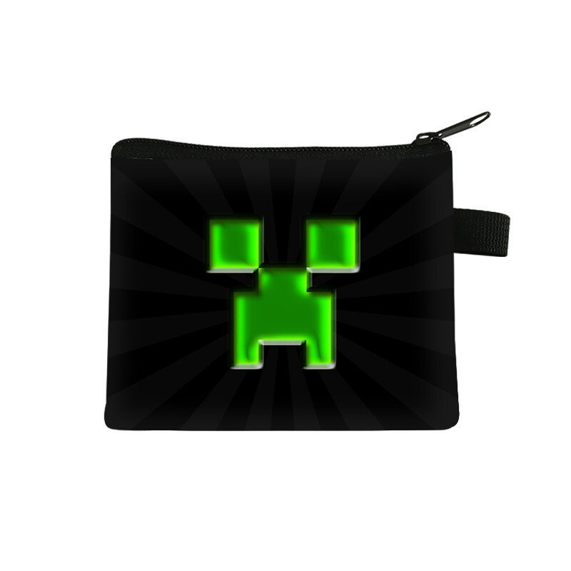 Новая сумка Minecraft, детский кошелек для монет, модная полиэстеровая сумка для хранения для учащихся начальной школы, мини-сумка, оптовая продажа