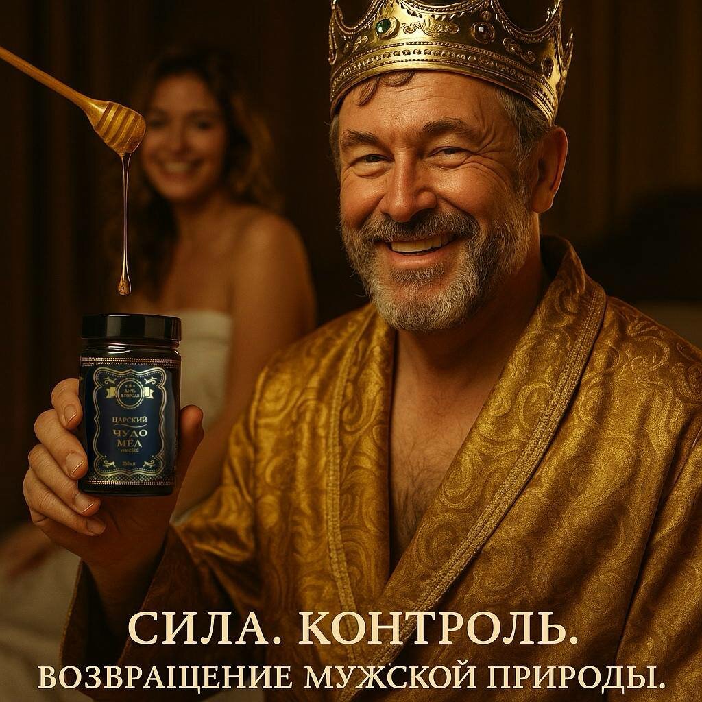 Чудо мед царский 350 мл возбудитель быстродействующий унисекс для мужского и женского здоровья
