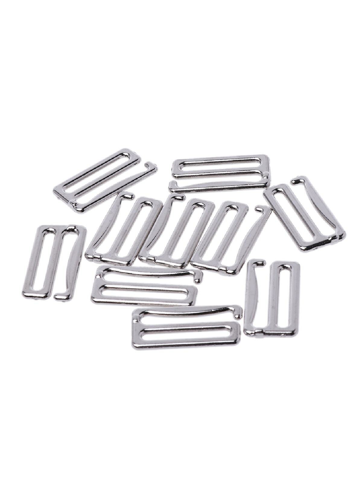 10шт Металлический Крючок Для Бюстгальтера Зажим Для Подтяжек Корсет Застежка Для Пояса С Подвязками Принадлежности Для Нижнего Белья